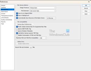 How to save Photoshop files in lower version
