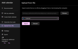How to Import iCal into Google & Outlook Calendar