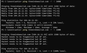 How to change MTU on Windows 11/10