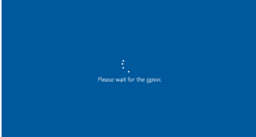 Please wait for the GPSVC when shutting down Windows computer
