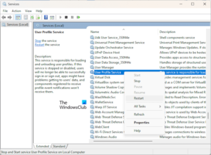 Please wait for the User Profile Service takes too long in Windows
