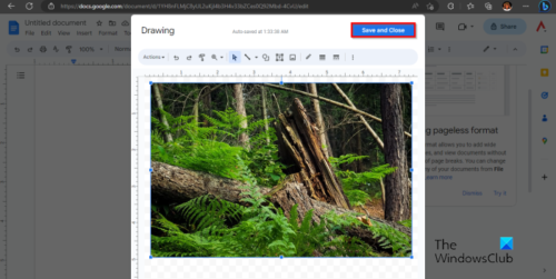 How to flip an Image in Google Docs