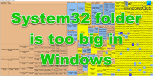 System32 folder too big in Windows 11/10