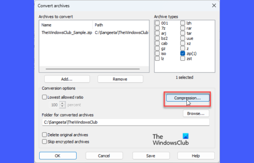How to convert files to RAR format in Windows 11/10
