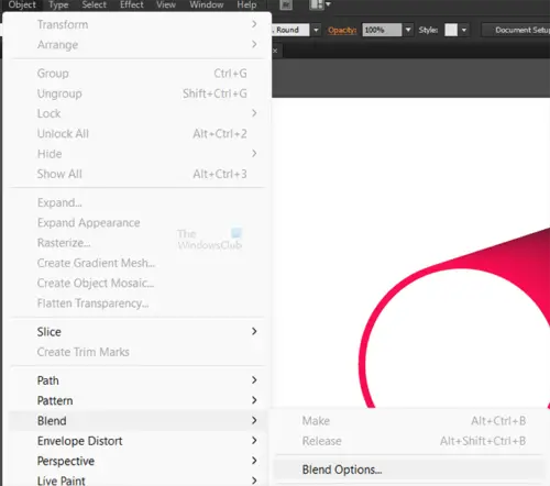How to blend Objects in Illustrator using Blend Tool