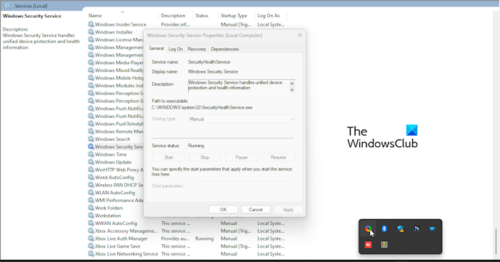 SecurityHealthService.exe crashing or stopped working [Fix]