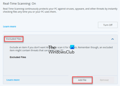 How to add File or Folder to Antivirus Exception List in Windows 11