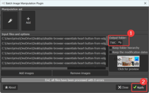 How to Bulk Crop Images in Windows 11/10?