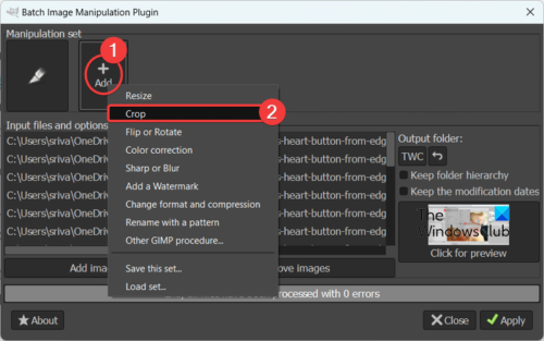 How to Bulk Crop Images in Windows 11/10?