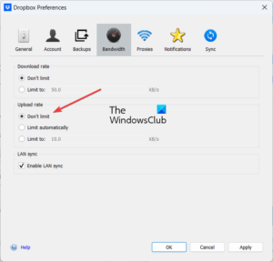 Dropbox There was an error Downloading or Uploading your file