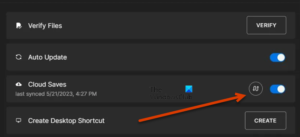 How to back up game data with Epic Games Launcher