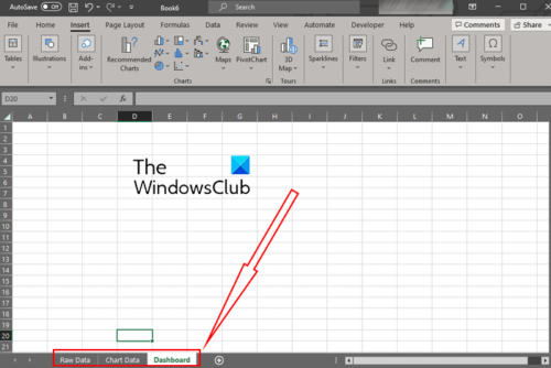 How to create a Dashboard in Excel that updates automatically