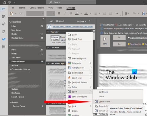 Drafts not saving in Outlook; Recover Draft Emails in Outlook