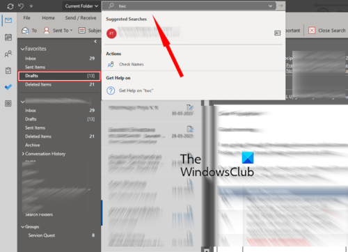 Drafts not saving in Outlook; Recover Draft Emails in Outlook