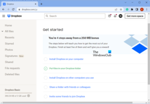 Dropbox Not enough space to access folder [Fix]