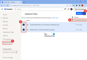 Dropbox Not enough space to access folder [Fix]