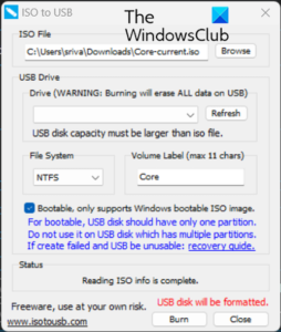 Best free Bootable USB Maker software for Windows 11