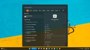 How to open Microsoft Store on Windows 11