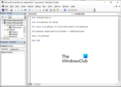 Can’t Remove Highlights or Shading from Word document