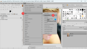 How to do Photo Retouching in GIMP?