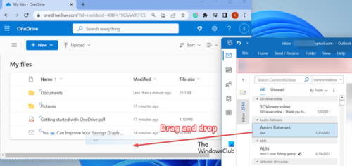 How to save Gmail emails to OneDrive?