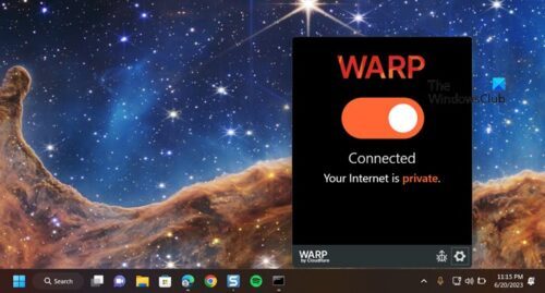 How to use Cloudflare WARP for Windows Desktop
