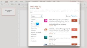 How to add Add-ins in PowerPoint