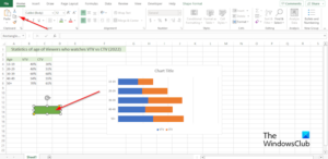 How to create a mirror chart in Excel