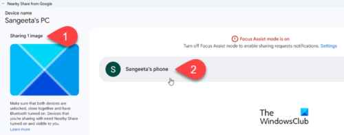 How to use Google's Quick Share app on Windows PC