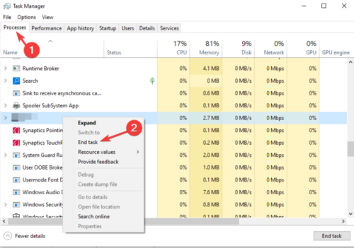 Keyboard Tab Key not working on Windows PC