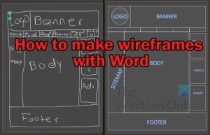 How to create a Wireframe in Word