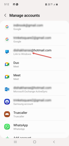 How to unlink Phone from Windows PC