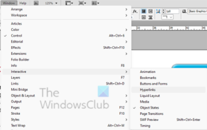 How to create interactive PDF in InDesign