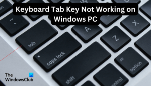 Keyboard Tab Key not working on Windows PC