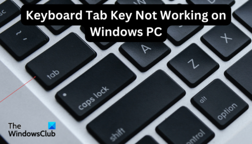 Keyboard Tab Key not working on Windows PC