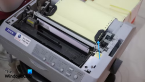 Printer says paper jam when there is no paper jam