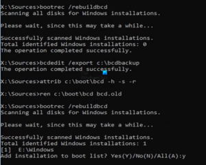Total identified Windows installations 0 in Windows 11/10