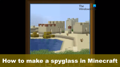 How to make and use a Spyglass in Minecraft