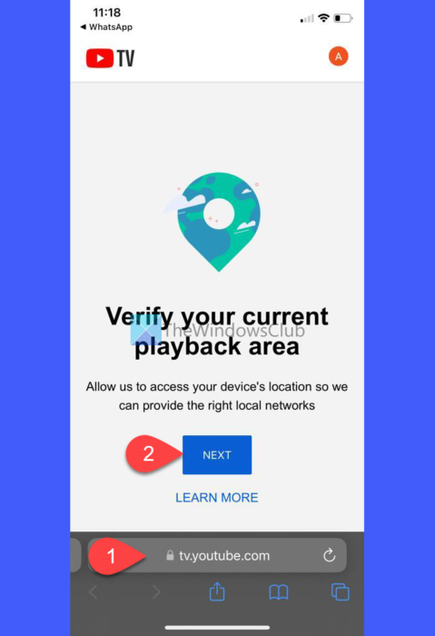 How to verify YouTube TV app using tv.youtube.com/verify?