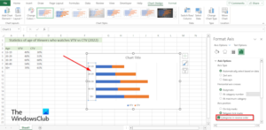 How to create a mirror chart in Excel