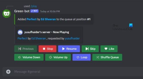 How to use Green Bot on Discord