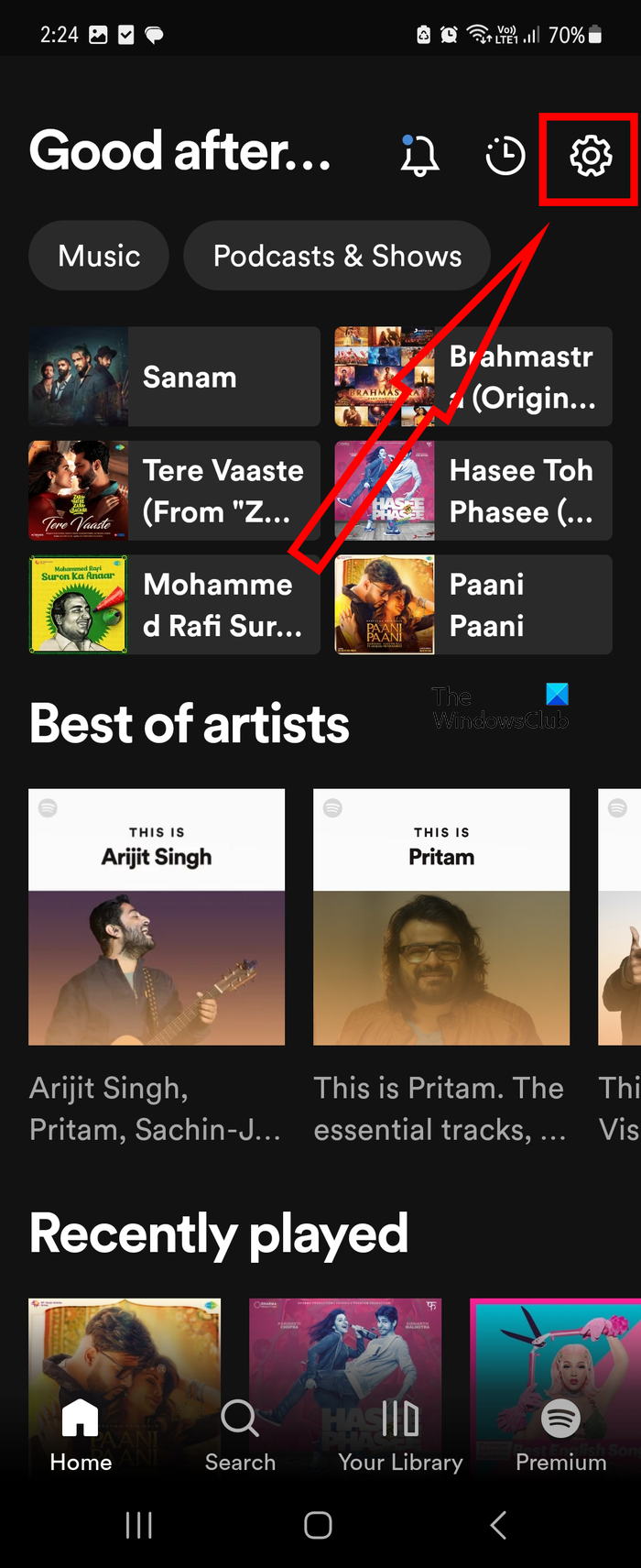 Spotify says No Internet connection on Phone or PC