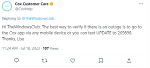 How to verify Cox Internet outage using online detector?