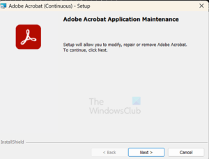 Acrobat failed to connect to a DDE server