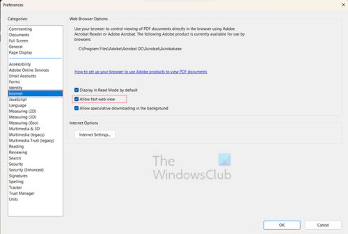 Adobe Acrobat Out of Memory error in Windows 11/10