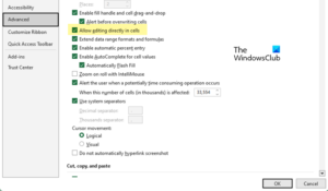 Excel not highlighting Cells in formula [Fix]