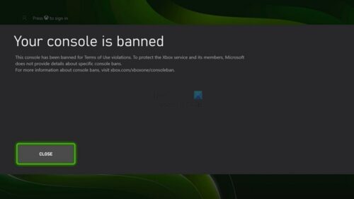 How to check if Xbox is banned