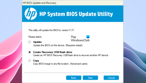 How to recover BIOS on laptop?