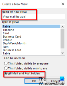 How to auto highlight Outlook Emails based on Age