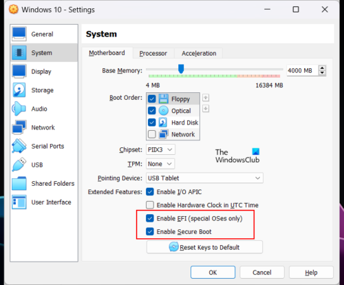 VirtualBox window stuck on Getting Ready or Boot logo